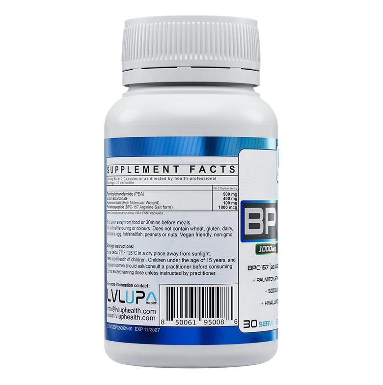 Double-Strength BPC-157 with PEA | LVLUP Health
